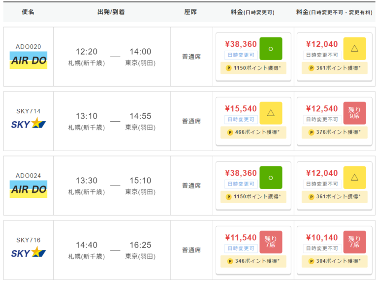 エアドゥ(AIRDO)とスカイマーク(SKYMARK)どっちを選べばいい？違いを徹底比較 - 出張LIFE